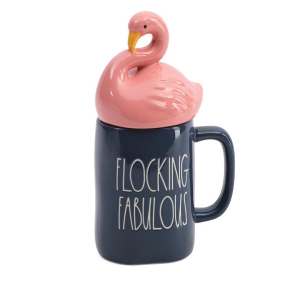 Rae Dunn | Dining | Rae Dunn Mug W Flamingo Topper | Poshmark